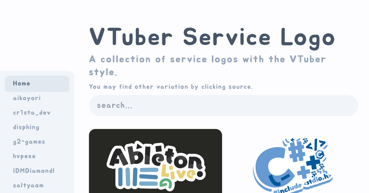 VTuber Service Icons
